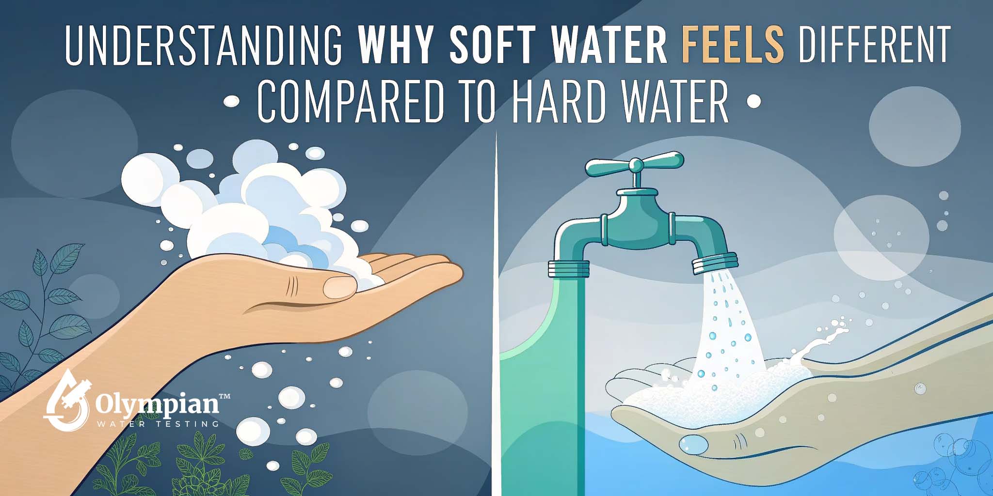 Understanding why soft water feels different compared to hard water ...