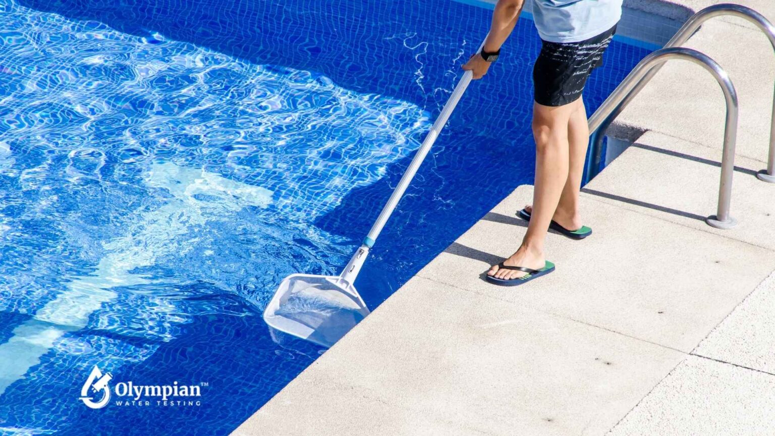 What caused the pool water to turn blue - Olympian Water Testing, LLC