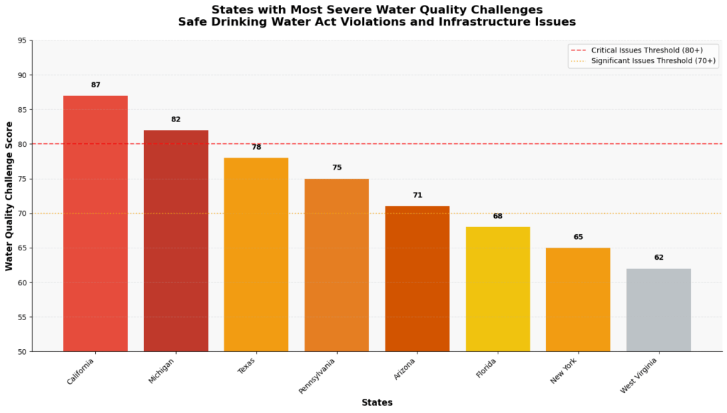states with worst water quality - Olympian Water Testing, LLC